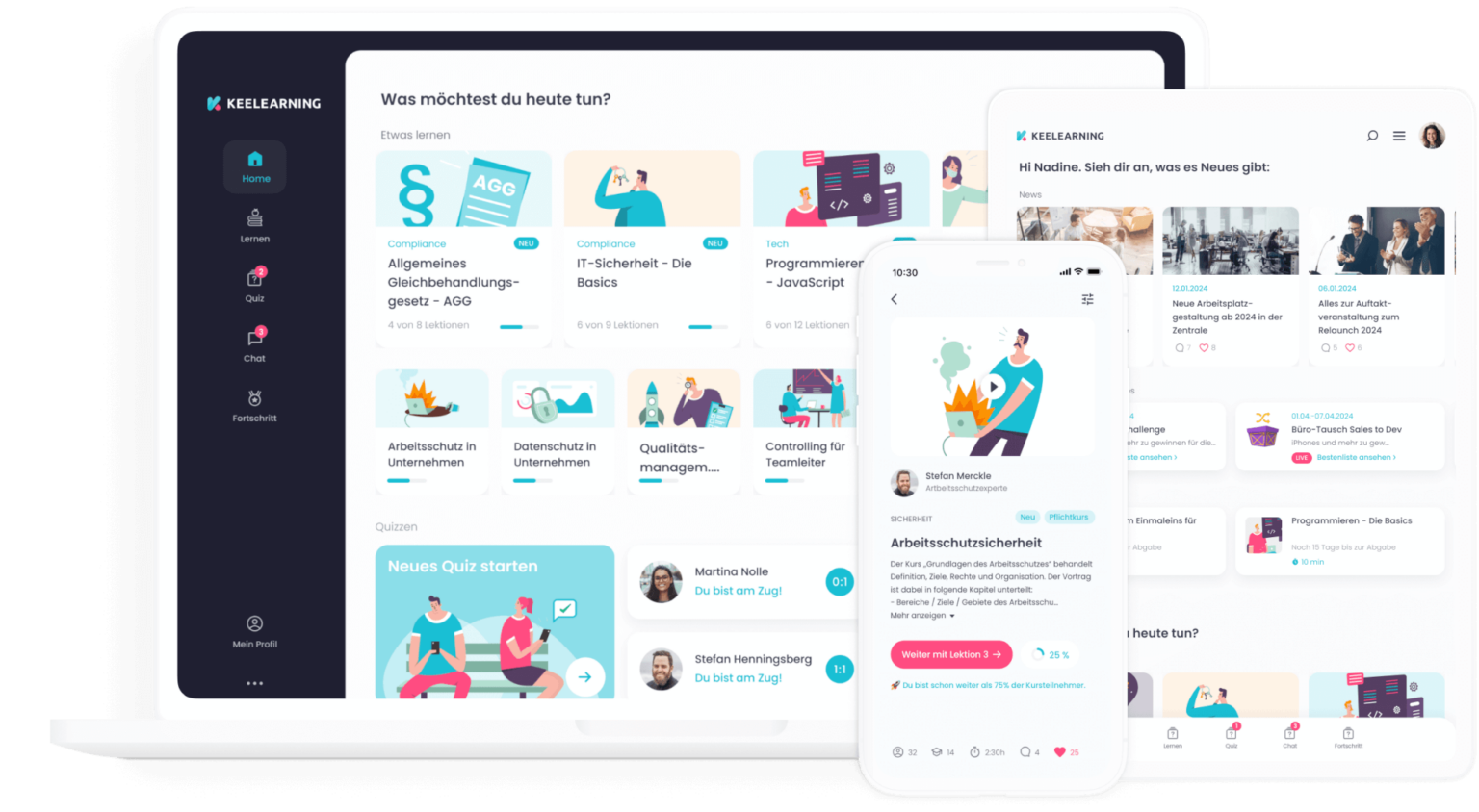 Mobiles Lernmanagementsystem für mehr Effizienz » keelearning LMS